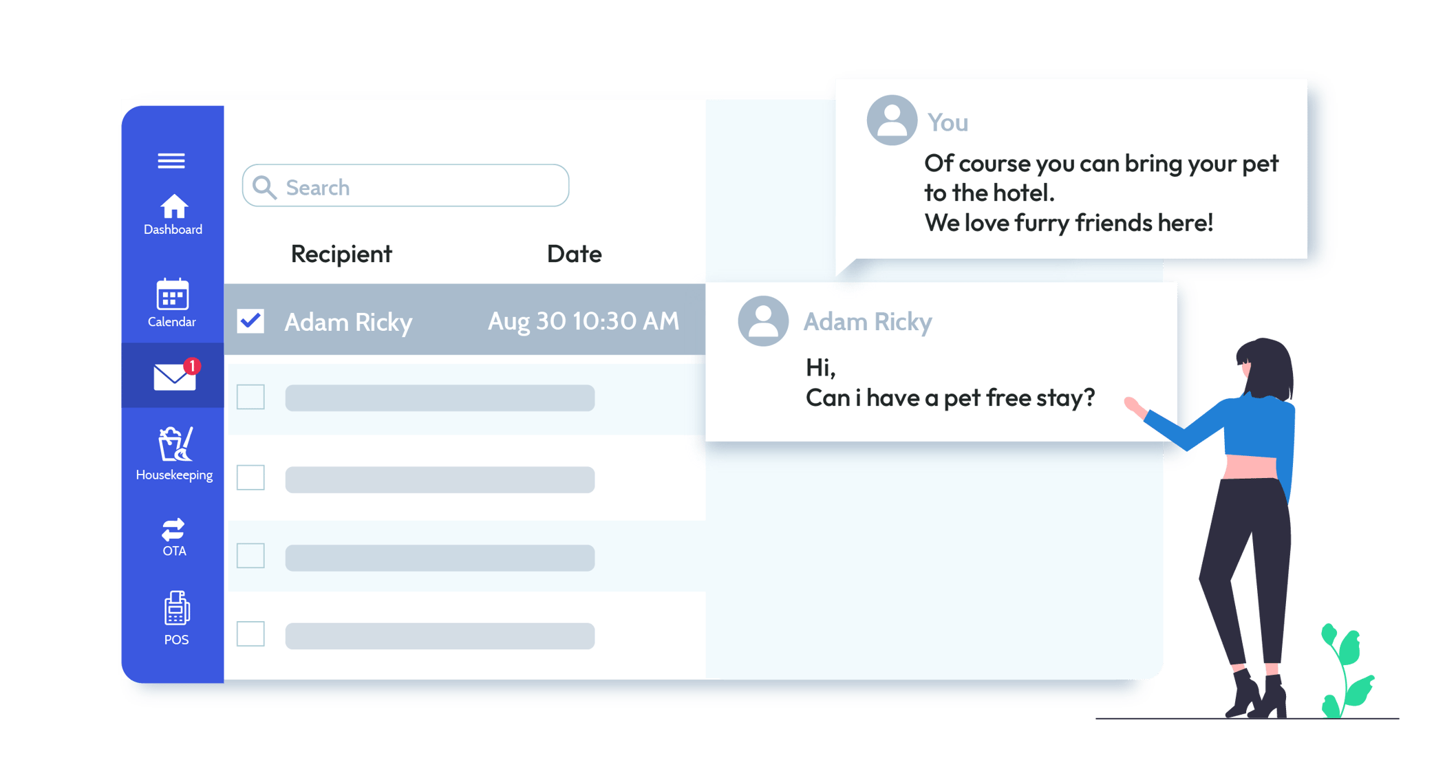 Unified Inbox - Reservation 2-way Communication | GraceSoft